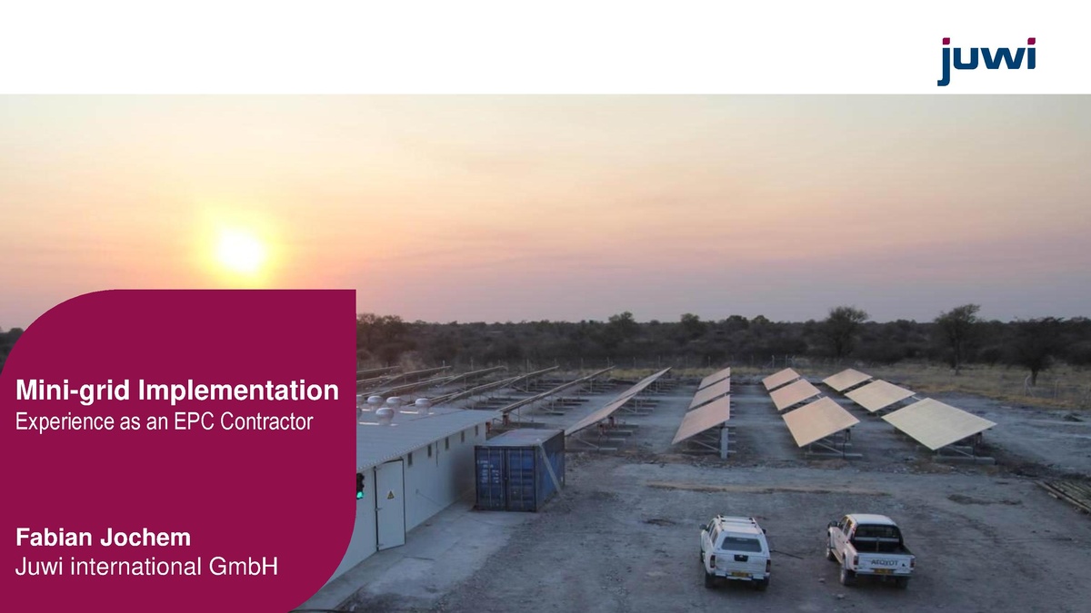 File:Mini-Grid Implementation Experience as a EPC Contractor Jochem.pdf ...