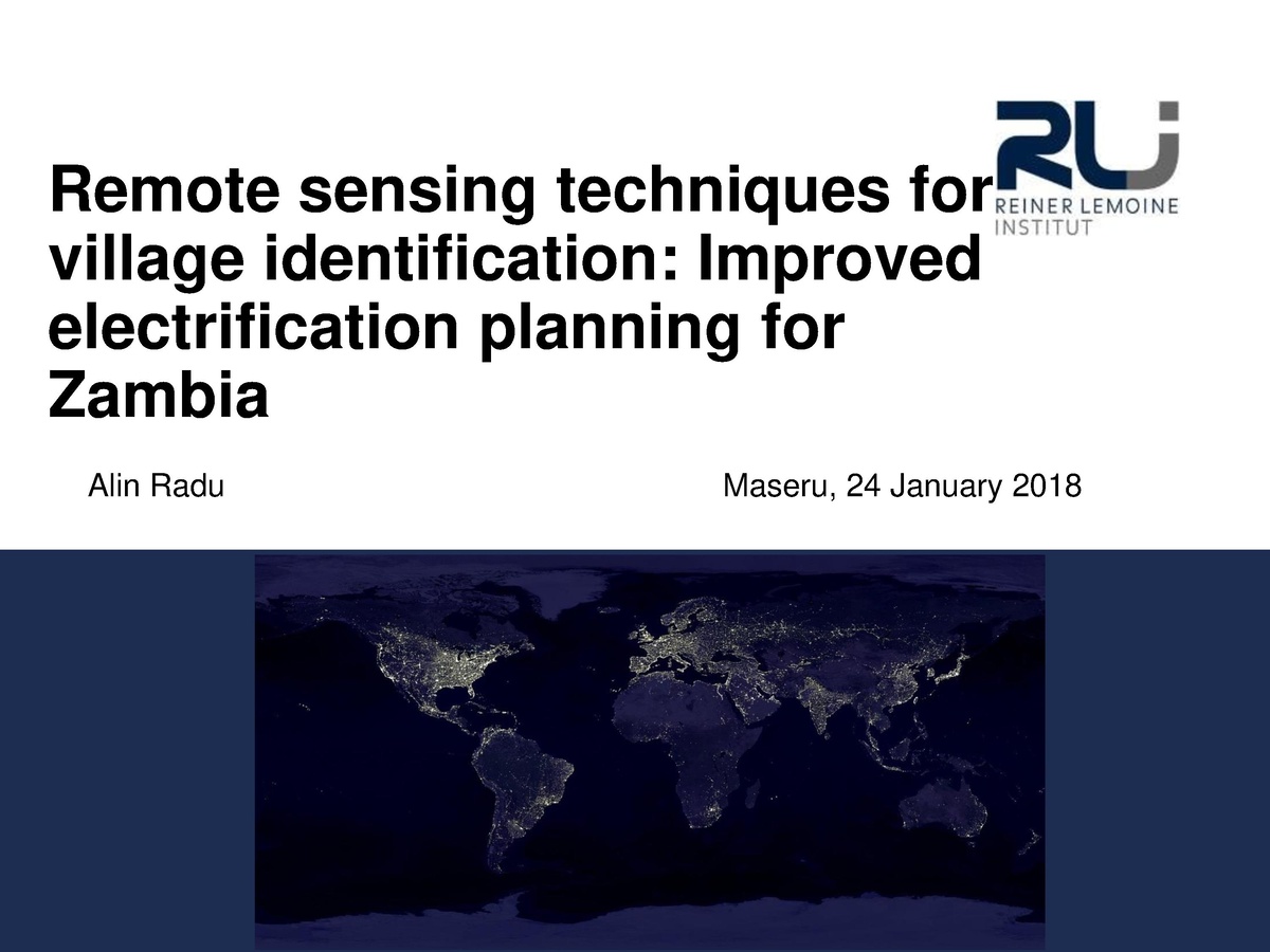 File:Remote Sensing Techniques for Village Identification.pdf - energypedia