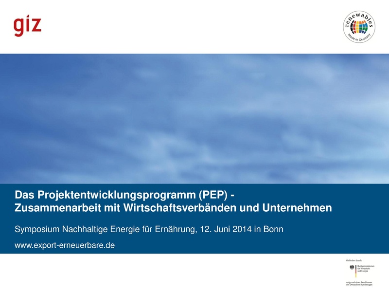 File:Das Projektentwicklungsprogramm (PEP).pdf - energypedia