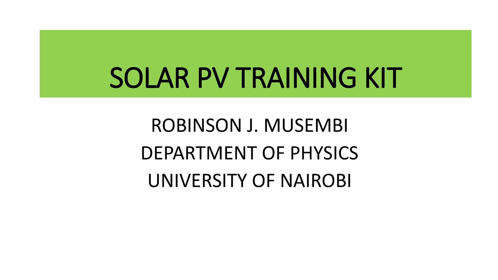 File:Solar PV Training Kit.pdf - energypedia