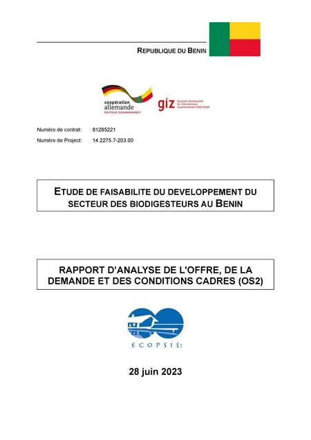 EnDev Bénin/Autres Énergies - energypedia