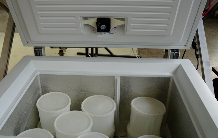 Solar Milk Cooling with Insulated Milk Cans - energypedia