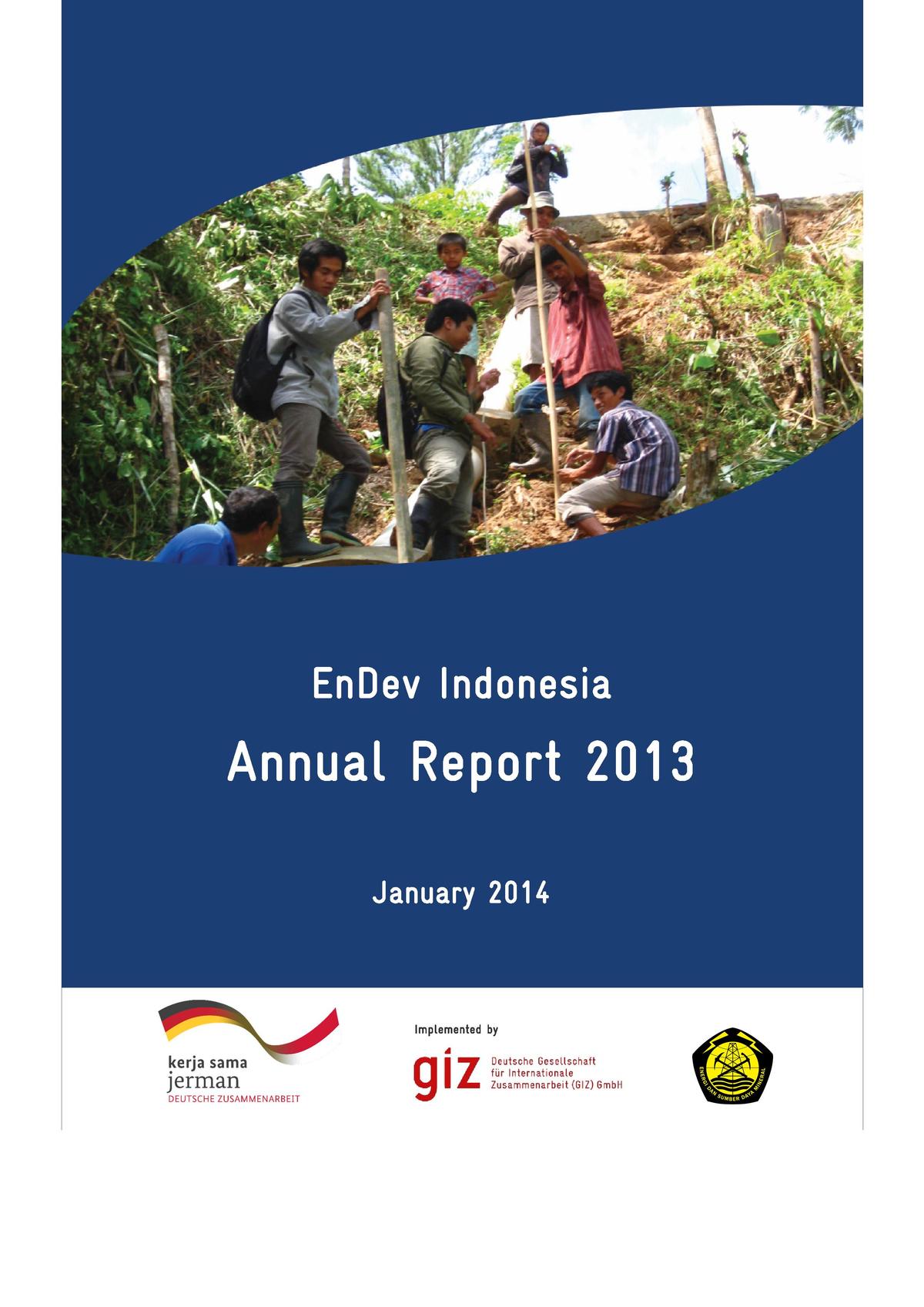 File:EnDev Indonesia Annual Report 2013 (GIZ 2014).pdf - energypedia