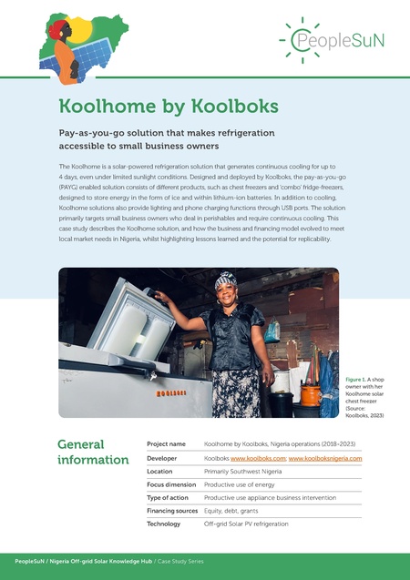 Case Studies Overview of the Nigeria Off-Grid Solar Knowledge Hub ...