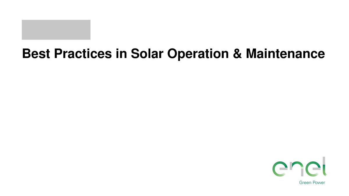 File:Best Practices in Solar Operation & Maintenance.pdf - energypedia