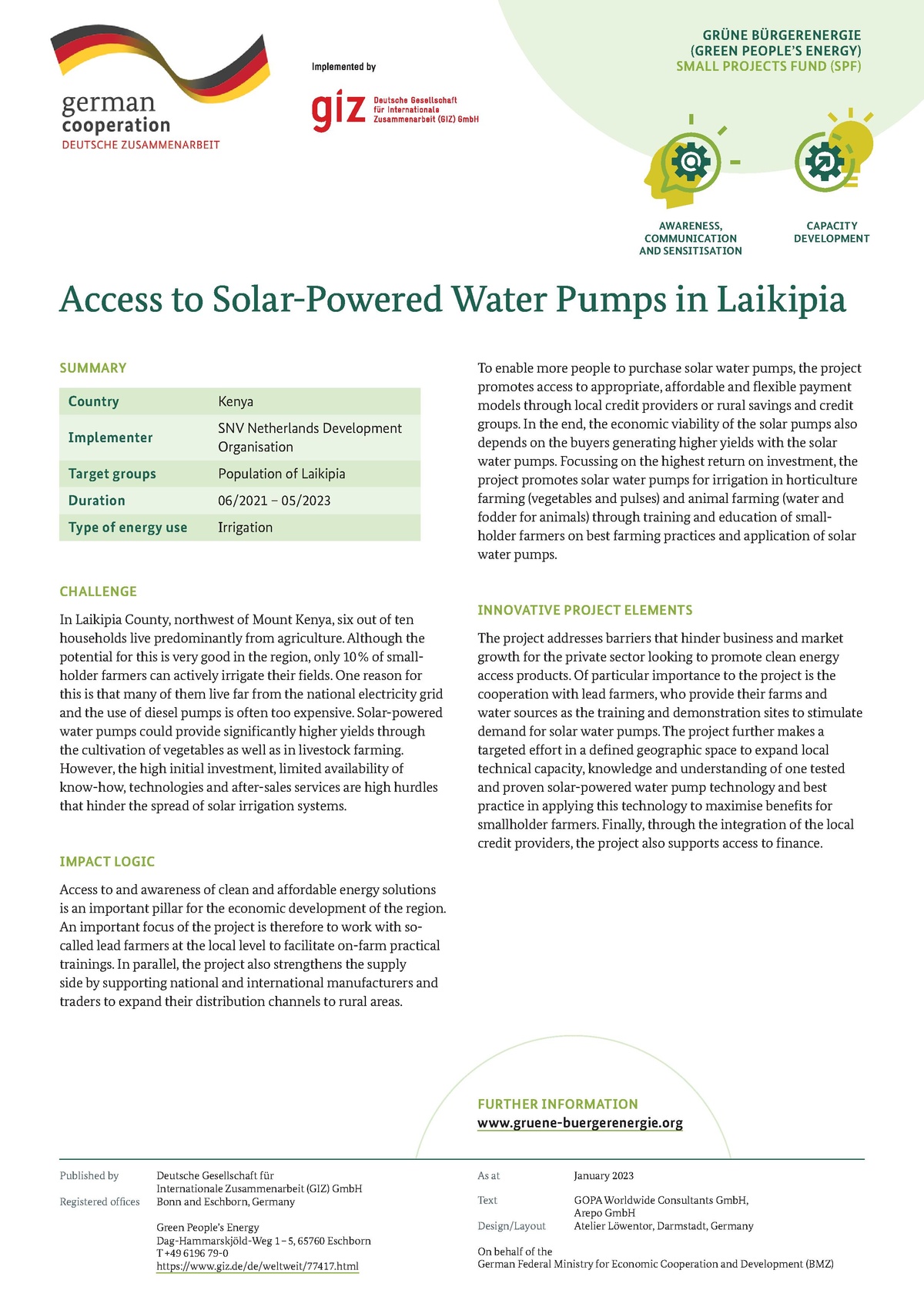 Access to Solar-Powered Water Pumps in Laikipia - energypedia