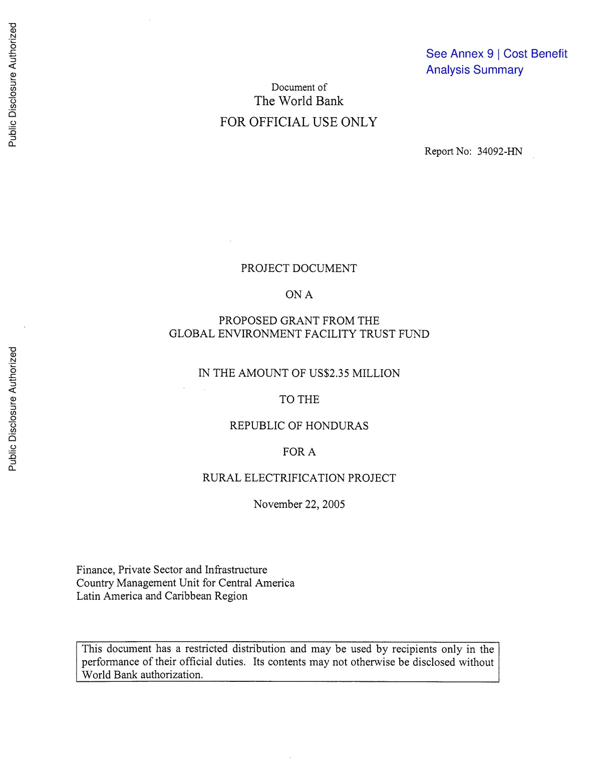 File:Honduras Rural Electrification Project E&FA.pdf - energypedia