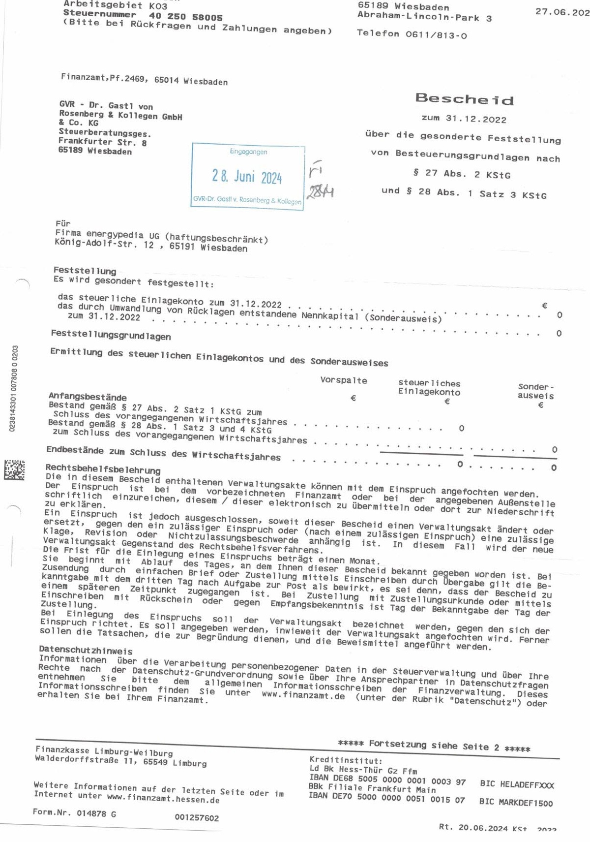 File:Bescheid Feststellung Körperschaftssteuer08072024.pdf - energypedia