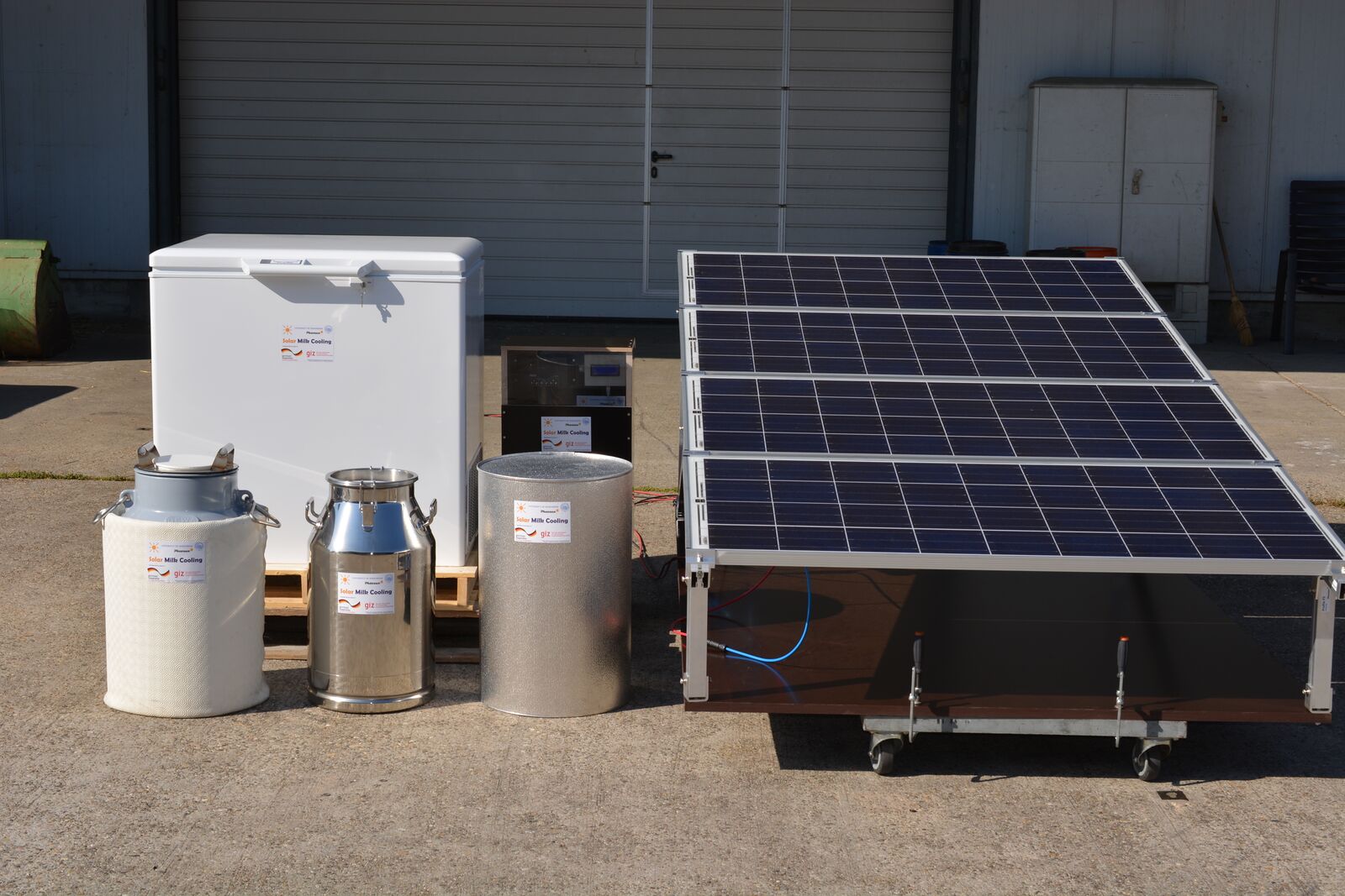 Solar Milk Cooling with Insulated Milk Cans - energypedia