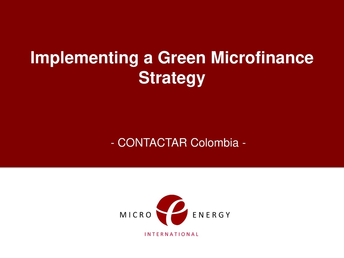 File:Implementing a Green Microfinance Strategy- The Case of CONTACTAR ...