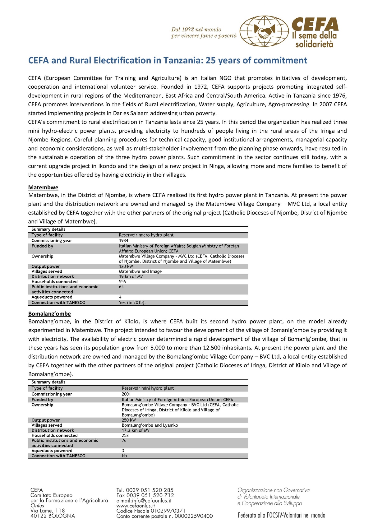 File:CEFA and Rural electrification.pdf - energypedia